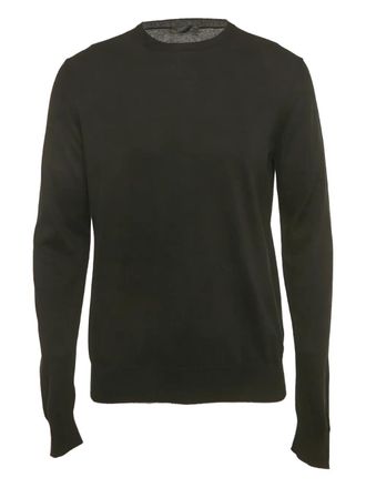 Prada Pullover mit Rundhalsausschnitt - Schwarz