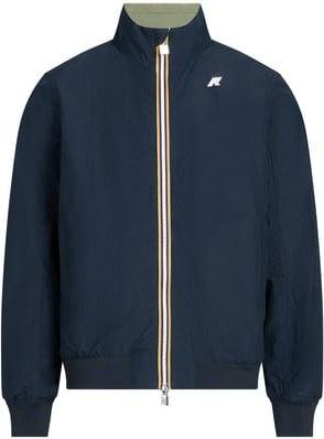 K-Way Blouson r&eacute;versible en coton m&eacute;lang&eacute;