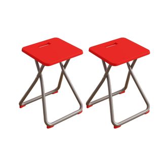 Generic Klappstuhl Camping Leicht Klein Faltbar 2er Set Hoher Belastbarkeit Klappst&uuml;hle Garten mit Metallrahmen Platzsparend f&uuml;r G&auml;ste K&uuml;che B&uuml;ro Hochzeit Par