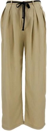 Barena Femme, Pantalons, Beige, Taille: 34 FR Wide Pantalons
