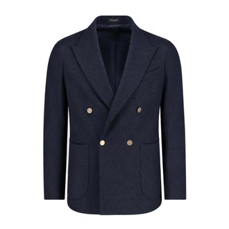 Autore Hackman Zweireiher-Sakko - - Jackets - Herren - Blau - XS