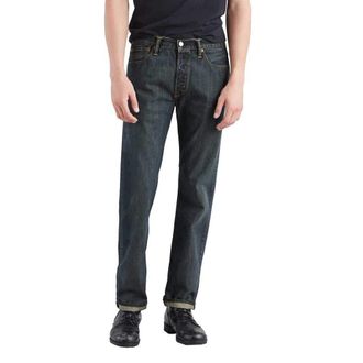 Levi's Herren 501 Original Fit Jeans, Dark Clean, 44W / 34L