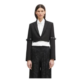 Coperni Hybrid Cropped Tailored Blazer - - Jackets - Damen - Schwarzk - S