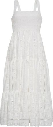 Cara Cara robe Taormina &agrave; coupe mi-longue - Blanc