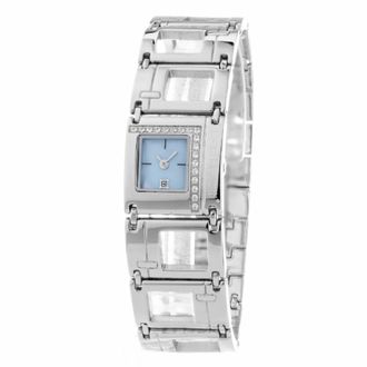 Laura Biagiotti Femme, Accessoires, Gris, Taille: ONE Size Montre Femme Acier Inoxydable Quartz