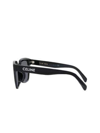 Celine Unisex Sunglasses Black Acetate
