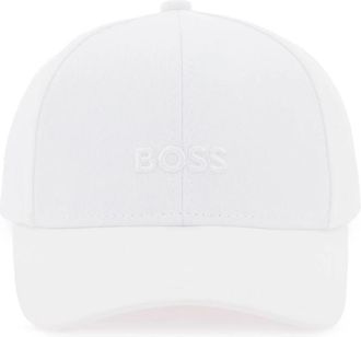 HUGO BOSS Baseballkappe mit Sticklogo - - Accessories - Herren - Wei&szlig; - ONE SIZE