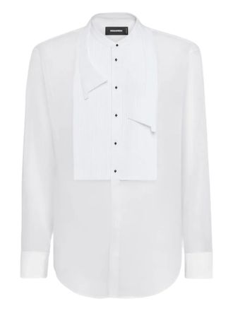 Dsquared2 chemise à empiècements contrastants - Blanc