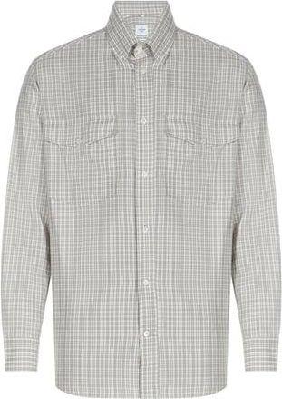 Au Printemps Paris Chemise à carreaux en coton