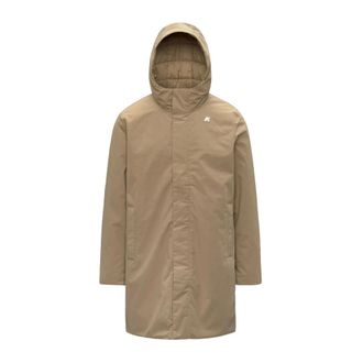 K-Way Homme, Manteaux, Beige, Taille: 3XL Parkas