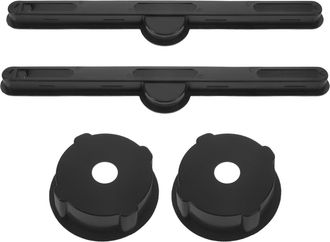 Cabilock 2 St&uuml;ck Klappbarer Becherhalter Kartenfach aus Kunststoff Auslaufsicherer Tischhalter f&uuml;r Klappbaren Laptoptisch Ergonomisches Schreibtischzubeh&ouml;r f&uuml;r