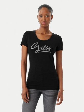 Guess T-Shirt W6RI24 J1314 Schwarz Regular Fit