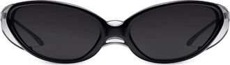 Gentle Monster Geometrische Noiz Veil 01 Sonnenbrille - Schwarz