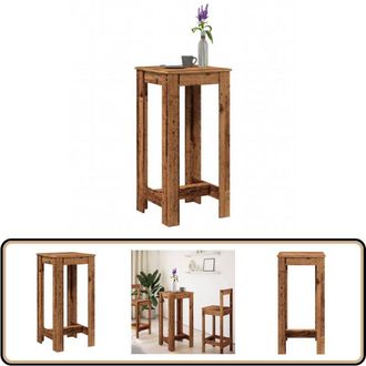 vidaXL Bartisch Altholz-Optik 51x50x103,5 cm Holzwerkstoff - Vidaxl