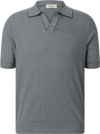 Gran Sasso Homme, Tops, Noir, Taille: M Striped Polo