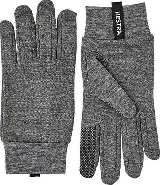 Hestra Gants en laine m&eacute;rinos Touch Point Liners gris Taille 10 2020