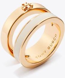Tory Burch Icon Doppelring aus Emaille