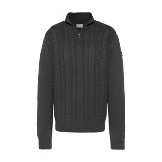 Schott NYC Schott Nyc, Homme, Pulls, Gris, Taille: XL Pull camionneur maille torsad&eacute;e