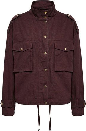 STUDIO UNTOLD Sommerjacke Utility-Jacke oversized gro&szlig;e Taschen Stehkragen