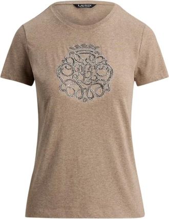 Ralph Lauren T-shirt &agrave; manches courtes Katlin - Femme - Tops - Vert - Taille: 44 FR
