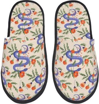 Generic Serpent Homme Femme Pantoufles Respirantes Chaussures De Maison Confortable Chaussons Pour Maison Ext&eacute;rieur Hiver M