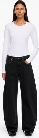 Arket Peony Barrel Jeans -Schwarz
