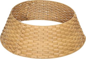 HOMCOM Weihnachtsbaumrock, &Oslash; 68cm Weihnachtsbaum Kragen aus Kunststoff, f&uuml;r den Christbaum St&auml;nder, Weihnachtsbaumst&auml;nder Abdeckung f&uuml;r Zuhause, Party, Dekor