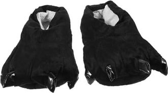 BESPORTBLE Chaussures De Maison Coton Avec Griffes Animaux Pantoufles Chaudes Pour Femmes Pour Intérieur Fêtes