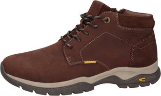 Camel Active Hoher Schn&uuml;rstiefel aus Nubukleder - - Shoes - Herren - Braun - 47 EU