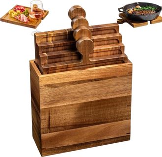 Generic Set Von Charcuterie-Teller | Multifunktionale Servierschale F&uuml;r Lebensmittel Und Lebensmittel,Schneidebrett F&uuml;r Charcuterie In Der K&uuml;che - Hausheizung