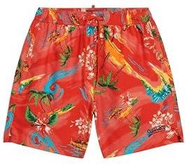 Superdry Short de bain recyclé imprimé hawaïen 43,2 cm - Waikiki Rouge, Waikiki Rouge, S