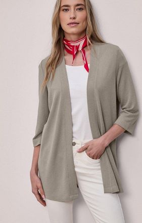 Street One Cardigan mit Materialmix