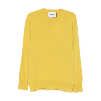 Amaranto Amar&aacute;nto, Herren, Strickwaren, Gelb, SGr&ouml;&szlig;e