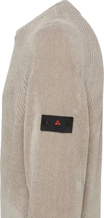 Peuterey Chenille Knit Crewneck Sweater - Beige