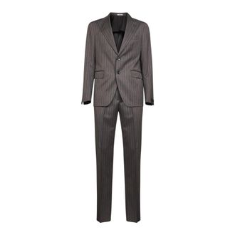 Tagliatore Einknopf Sakko - - Suits - Herren - Grau - S
