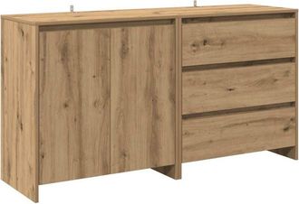 vidaXL Buffet 2 pcs chêne artisanal bois dingénierie Vidaxl