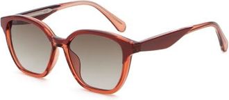 Generic Lunettes De Soleil UV400 &Agrave; Grande Monture For Homme, Id&eacute;ales For La Conduite, Les F&ecirc;tes, Les Photos Et Les Vacances For Femme.(Orange)