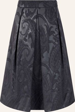 White Label Rock Jacquard Baumwoll Rock blau
