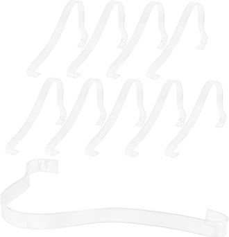 Pretyzoom 10 Stück Teiliges Transparenter High Heels Displayständer Platzsparende Leichte Schuhhalter für Ordentliche Aufbewahrung und Stilvolles Schuhregal für