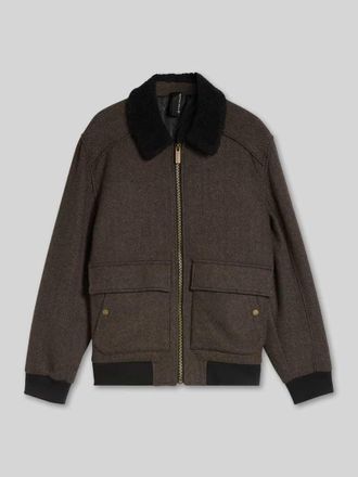 Tom Tailor Bomberjacke mit abnehmbarem Fellkragen