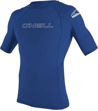 O'Neill ONeill Wetsuits Basic Skins S/S Crew Veste Manches Courtes, Pacific, FR : L (Taille Fabricant : L) Homme