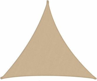 Vacchetti Voile dombrage imperm&eacute;able de jardin Triangulaire Sable 3,6x3,6x3,6 m en Polyester