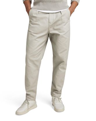 G-Star RAW Herren Unisex Pleated Chino Relaxed, Grau (Elephant Skin D20147-D190-G106), 28W / 30L