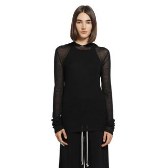 Rick Owens Tower Hooded LS T