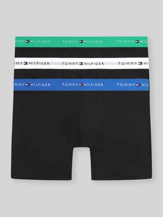 Tommy Hilfiger Regular Fit Trunks aus Baumwoll-Mix im 3er-Pack