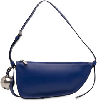 Burberry Hobo Bags - Mini Lambskin Shield Shoulder Bag - Gr. unisize - in Blau - f&uuml;r Damen