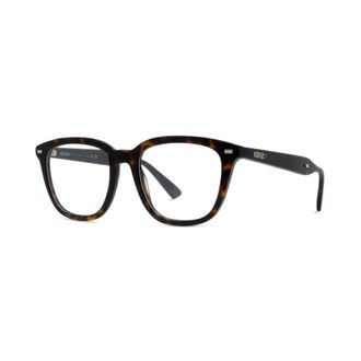 Kenzo unisex, Accessoires, Brun, Taille: 52 MM Lunettes géométriques Weave Style Havana