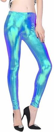 Generic Legging en cuir synth&eacute;tique mat pour femme - Legging de sport tendance sexy en cuir - Collants pour femme - Pour le yoga, le fitness, lext&eacute;rieur, les 