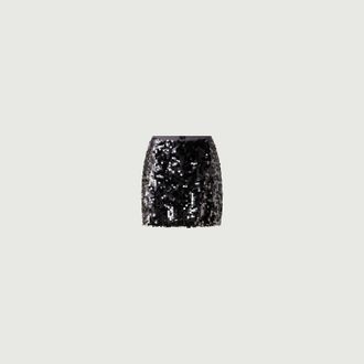 SOEUR JUPE ROBBIE ARGENT/BLEU ANTHRACITE