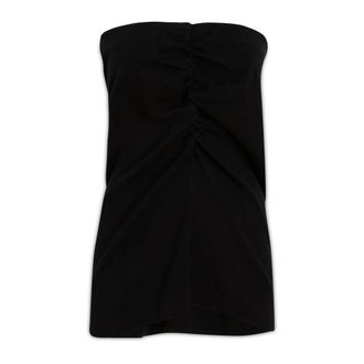 Akep Ruched Tube Top - - Tops - Damen - Schwarzk - L